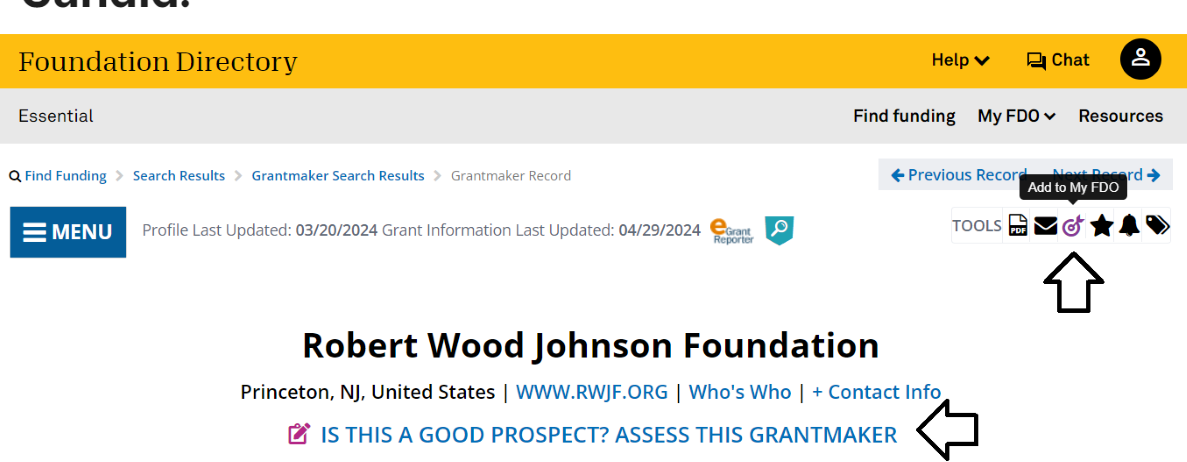 Foundation Directory Essential Search and Tools Guide